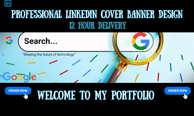 Design a professional linkedin cover by Wefixdesign | Fiverr
