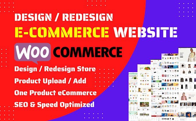 Design Clone Redesign Create Ecommerce Website Using Woocommerce