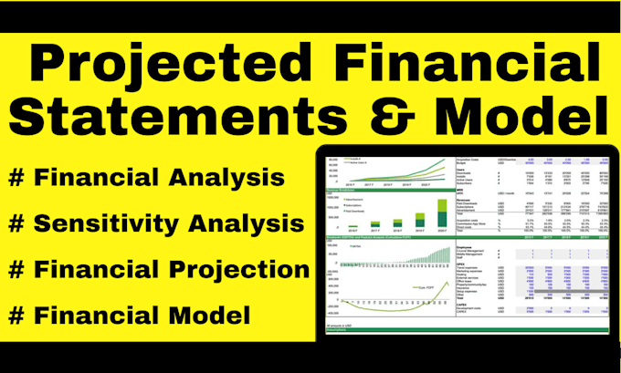 Do finanical projections, financial model, financial analysis ...