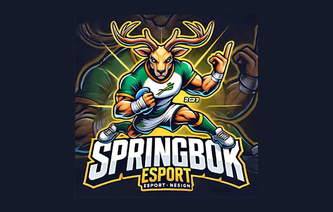 Create amazing springbok mascot logo with free source file by Tate ...