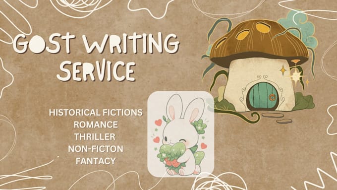 Do ghost writing copy typing and fictional story writing by Leyamakinle | Fiverr