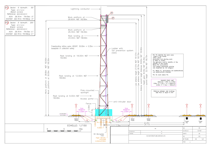 Autocad revit telecom site drawings for 4g 5g networks by ...