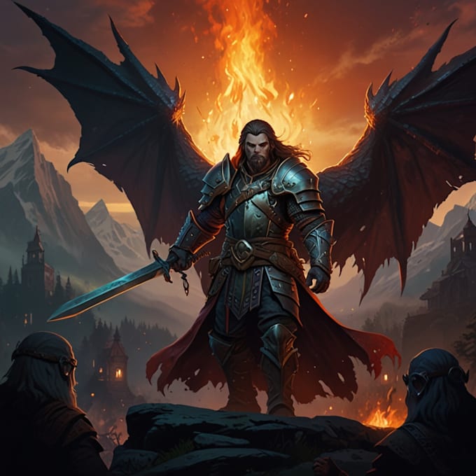 Make dnd character art and dnd character art by Kousvoso | Fiverr