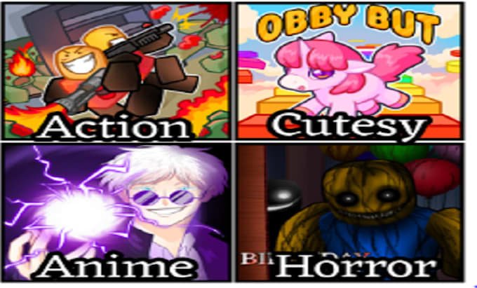 Draw your roblox game cover icon by Lorablink | Fiverr