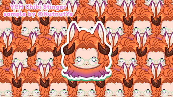 Animate ych chibi stinger transition for vtuber and streamer by ...