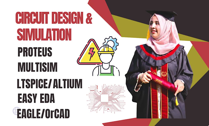 Design,simulate circuit on proteus,ltspice, altium, multisim by Sabika ...