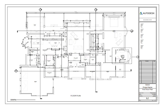 Do california city permit architectural 2d floor plan, blueprints, hvac ...