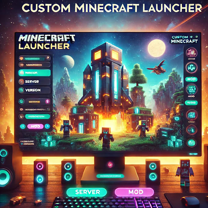 Create your own minecraft launcher by Jachou_lyon | Fiverr