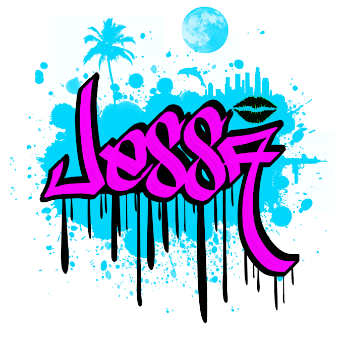 Make your name into custom graffiti art by Nine1six | Fiverr