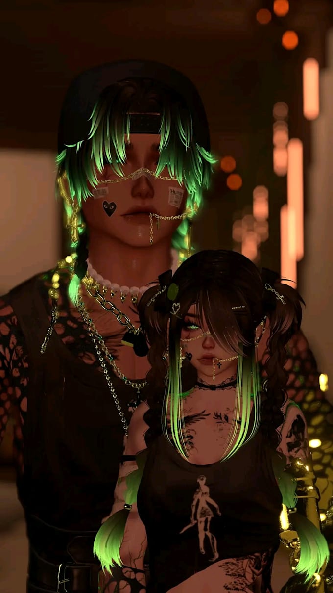 Do custom vrchat avatar 3d vtuber model vtuber live2d model for vrchat ...