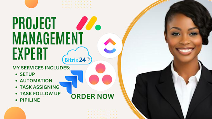 Clickup asana bitrix24 monday automation trello slack jira make com integration by ...