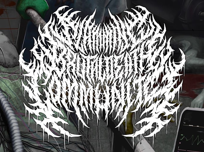 Draw slamming brutal death metal logo design for you by Rosie_coles | Fiverr