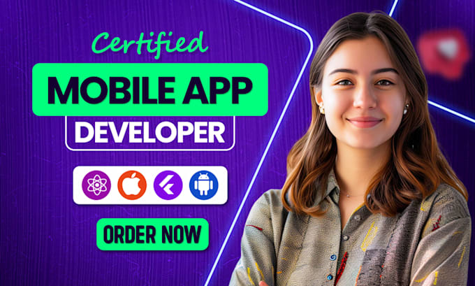 Do mobile app development ios android app creation flutter react native ...