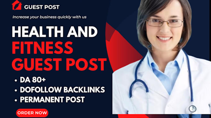 Do health guest post, health backlink on health blog by Joharali975 ...