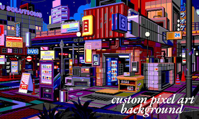 Create custom pixel art backgrounds, scenes, and 2d pixel art by ...