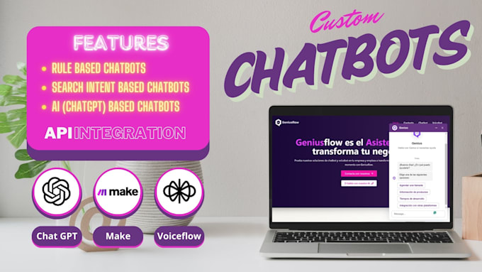 Create custom and rule based or ai based chatbots by Albertllacuna | Fiverr