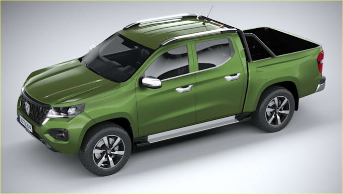 Expert 3d peugeot landtrek render,double cab, facelifting,suv,utility ...