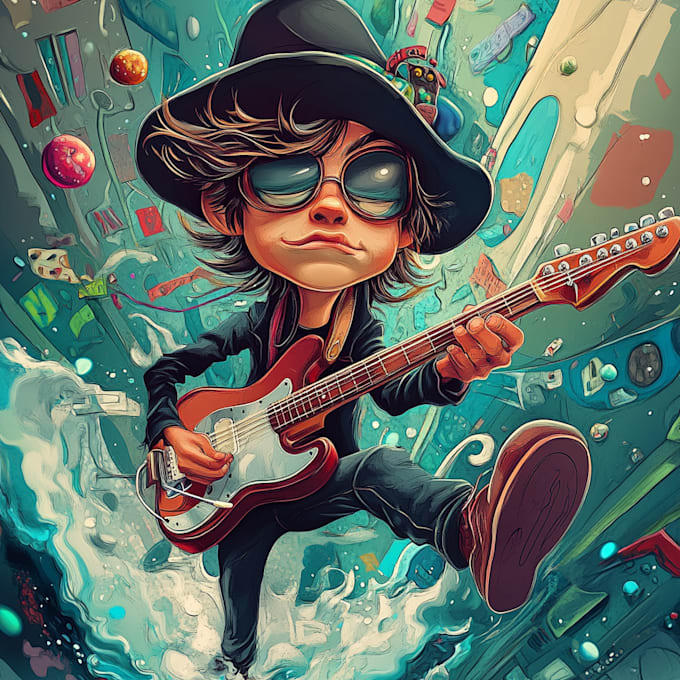 Design cool cartoon album cover, rock, anything artwork by Cloouroud ...