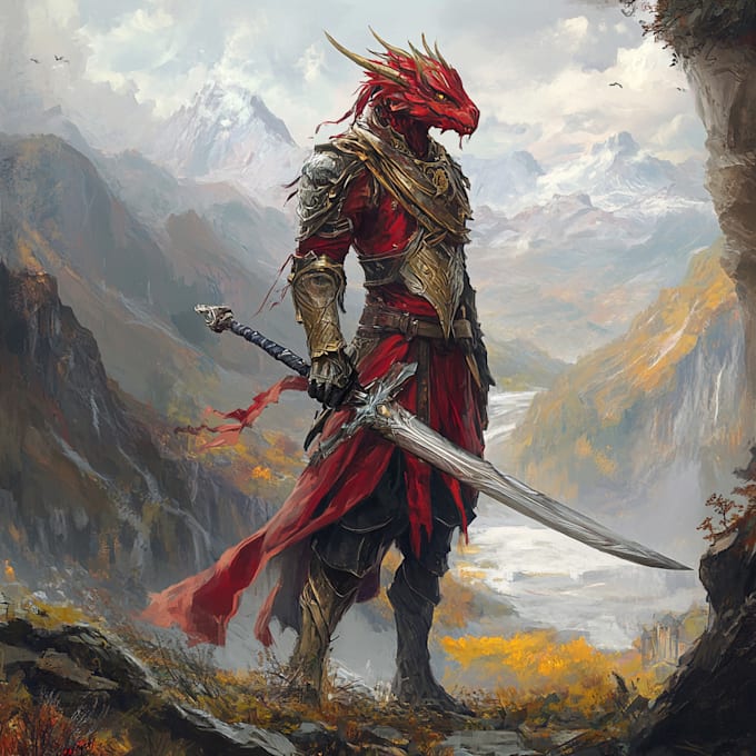 Create high quality dnd character art for your campaign by Thensixe ...