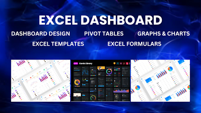 Create excel dashboard design, excel vba, spreadsheet dashboard design ...