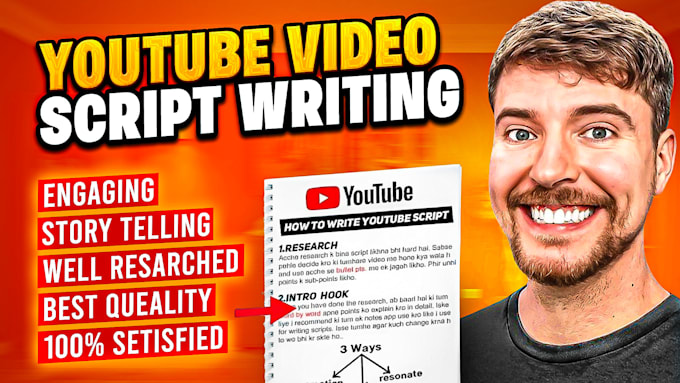 Write scripts for your faceless automation cash cow youtube channel by Hamzahaya | Fiverr