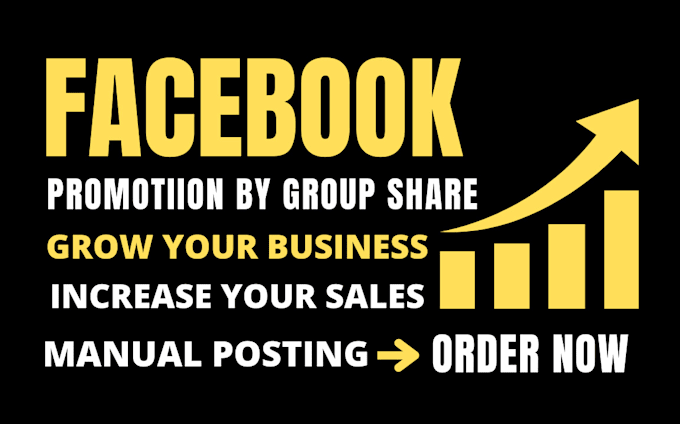 Facebook group marketing, promotion, advertising business page by ...