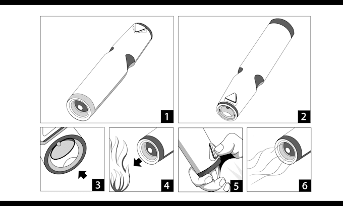 Draw manual product instructions and line art illustrations by ...