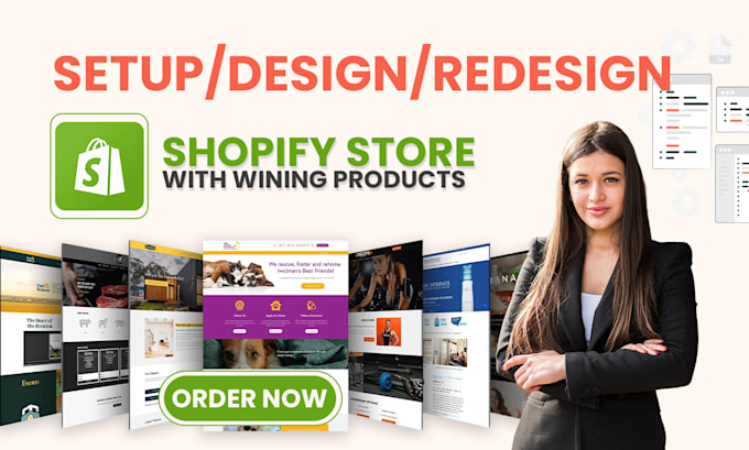 Setup, redesign, clone shopify store with wining products by Next_hubz ...