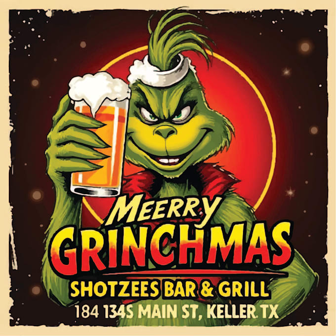 Do custom festive bar and event poster design fun and eyecatchi ...