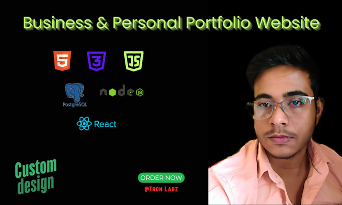 Build personal portfolio website, business website by Tronlabz | Fiverr