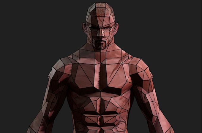 Model, animate 3d low poly character model in retro ps1 game style, n64 ...