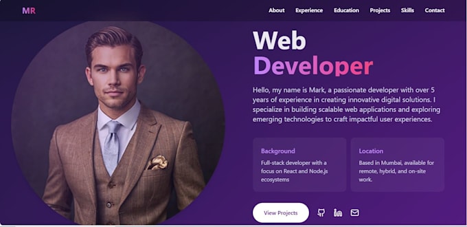 Develop responsive websites using reactjs, tailwind css, and web3 ...