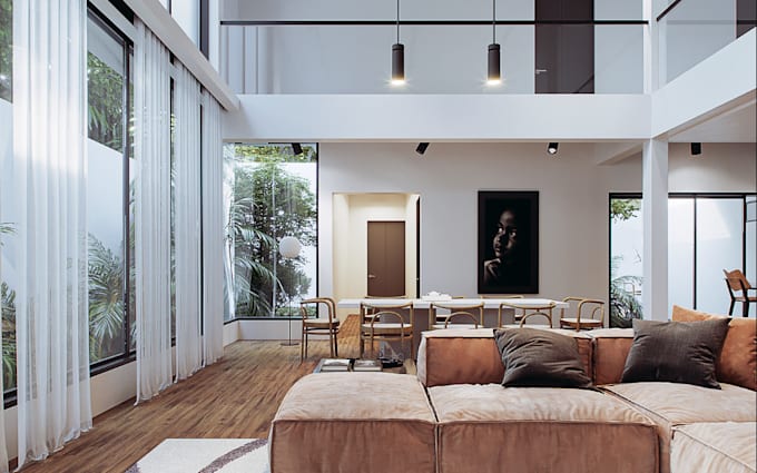 Renovate 3d lobby house interior,luxury cgi livingroom,lkd model,hq ...