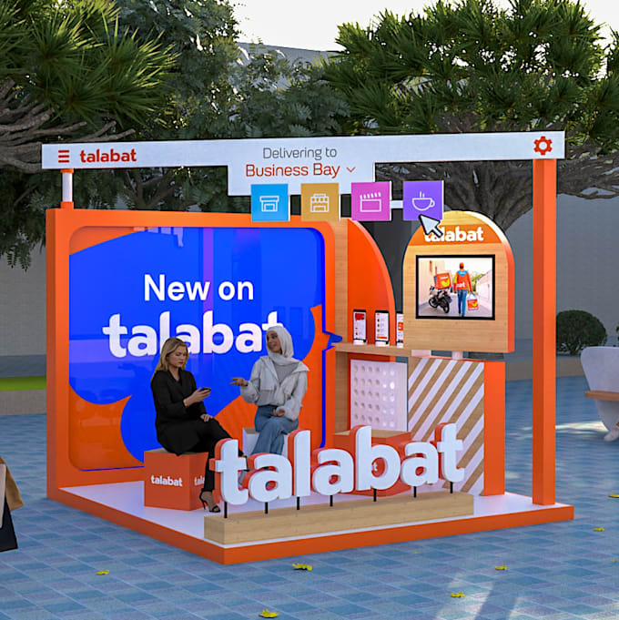 Design stunning 3d exhibition booths and creative displays by Aby_lab ...