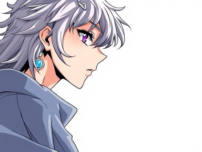 Draw comic book page anime manga graphic novel cover page character ...