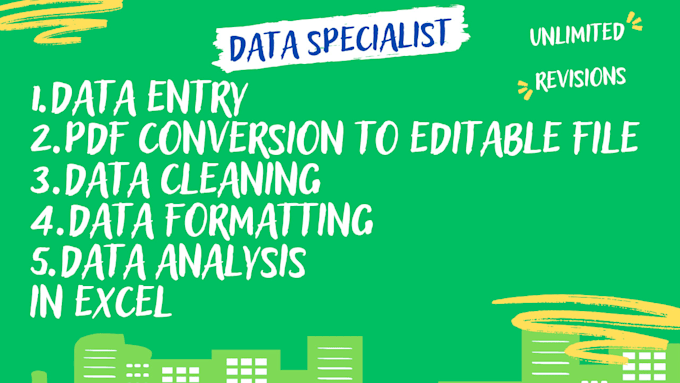 Data entry,data formatting,data cleaning in microsoft excel by Agungmuaafii | Fiverr