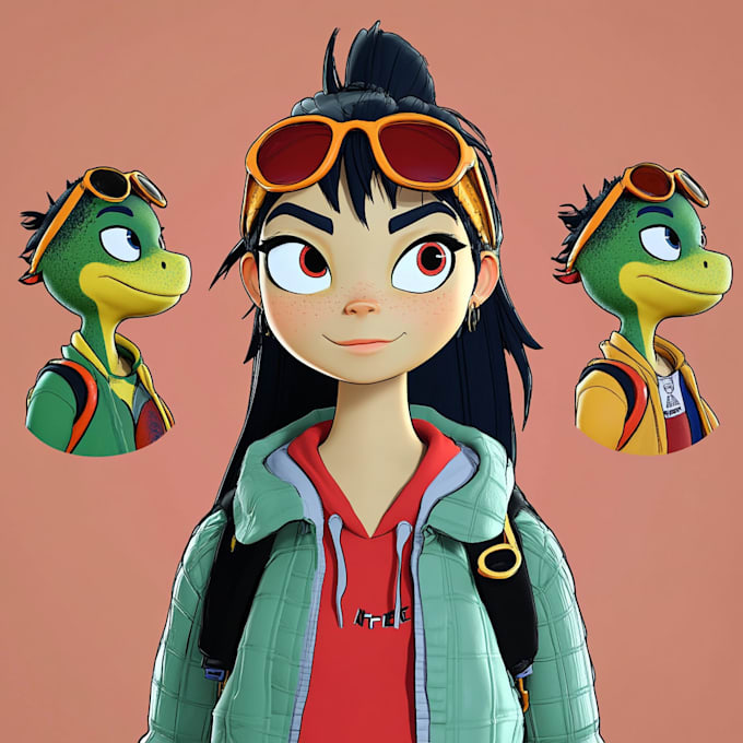 Do design and rig anime live2d vtuber model character by Namans6 | Fiverr