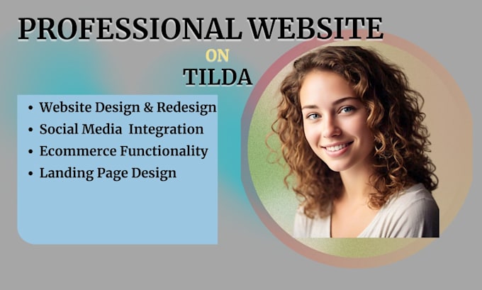 Design website redesign website on tilda design landing page website ...