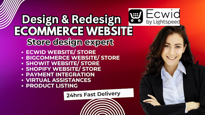 Setup ecwid store design ecwid ecommerce ecwid lightspeed etsy seo expert ecwid by Kameroon ...