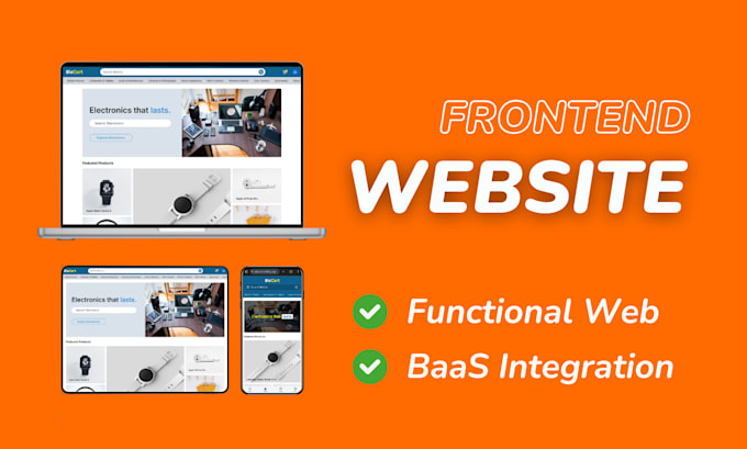 Develop frontend website in react js and tailwind css by M_ram_zan | Fiverr