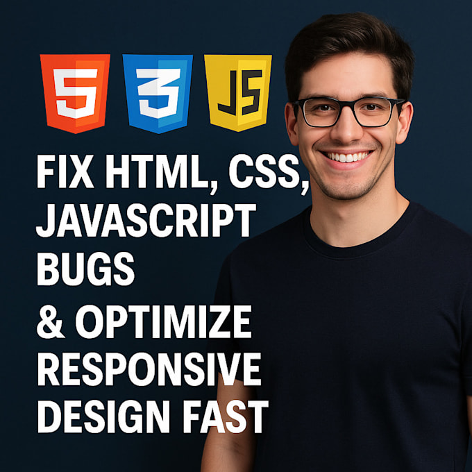 Fix Html Css Javascript Bugs Optimize Design Fast By Adultmaster Fiverr