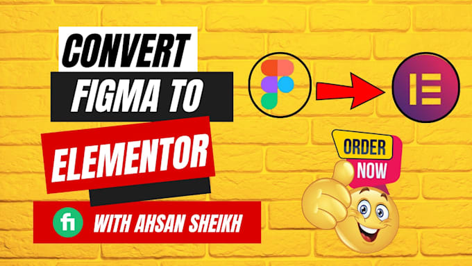 Convert figma to elementor layout by Ahsan_shykh | Fiverr