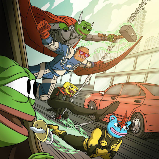 Do memecoin animation, web3 animation, degen memes for x, crypto gifs ...