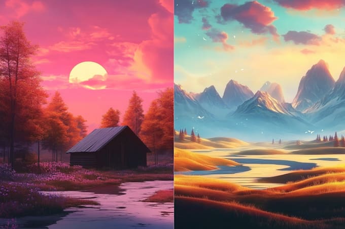 Create a realistic background or landscape drawing for you by Kaydorris ...