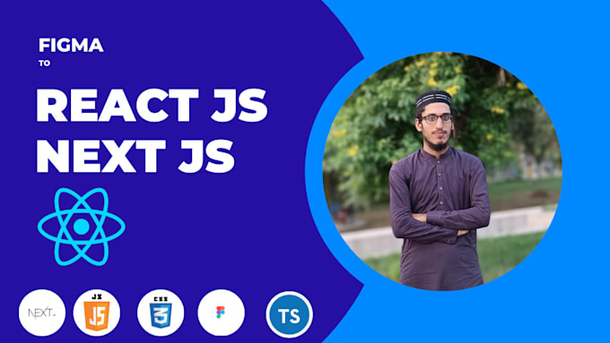 Convert figma to next js, react js with tailwind css by Ziamalhi629 | Fiverr