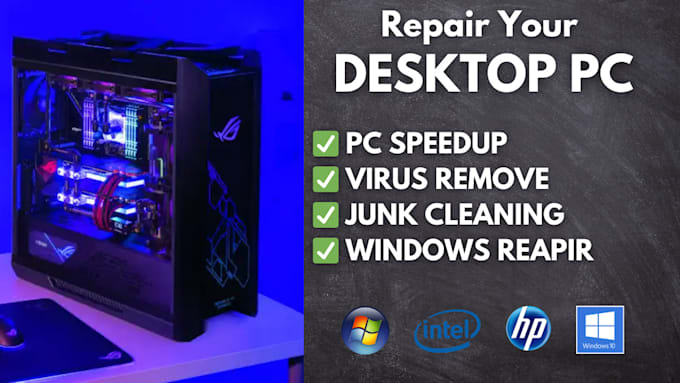 Repair, fix optimize windows 10 windows 11 troubleshoot computer laptop ...