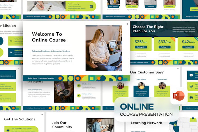 Create engaging powerpoint slides for your course by Lokesh164_ | Fiverr