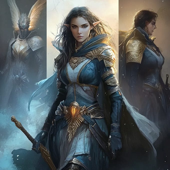 Do character design and concept art, fantasy illustration by ...