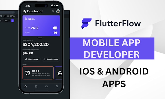 Do Mobile App Development Android Ios App Building Mobile App Flutter Developer By Martins