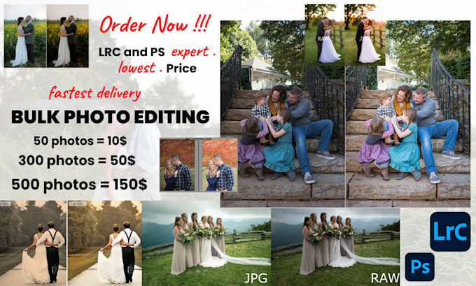 Do beautiful bulk photo editing by Jd_herath | Fiverr